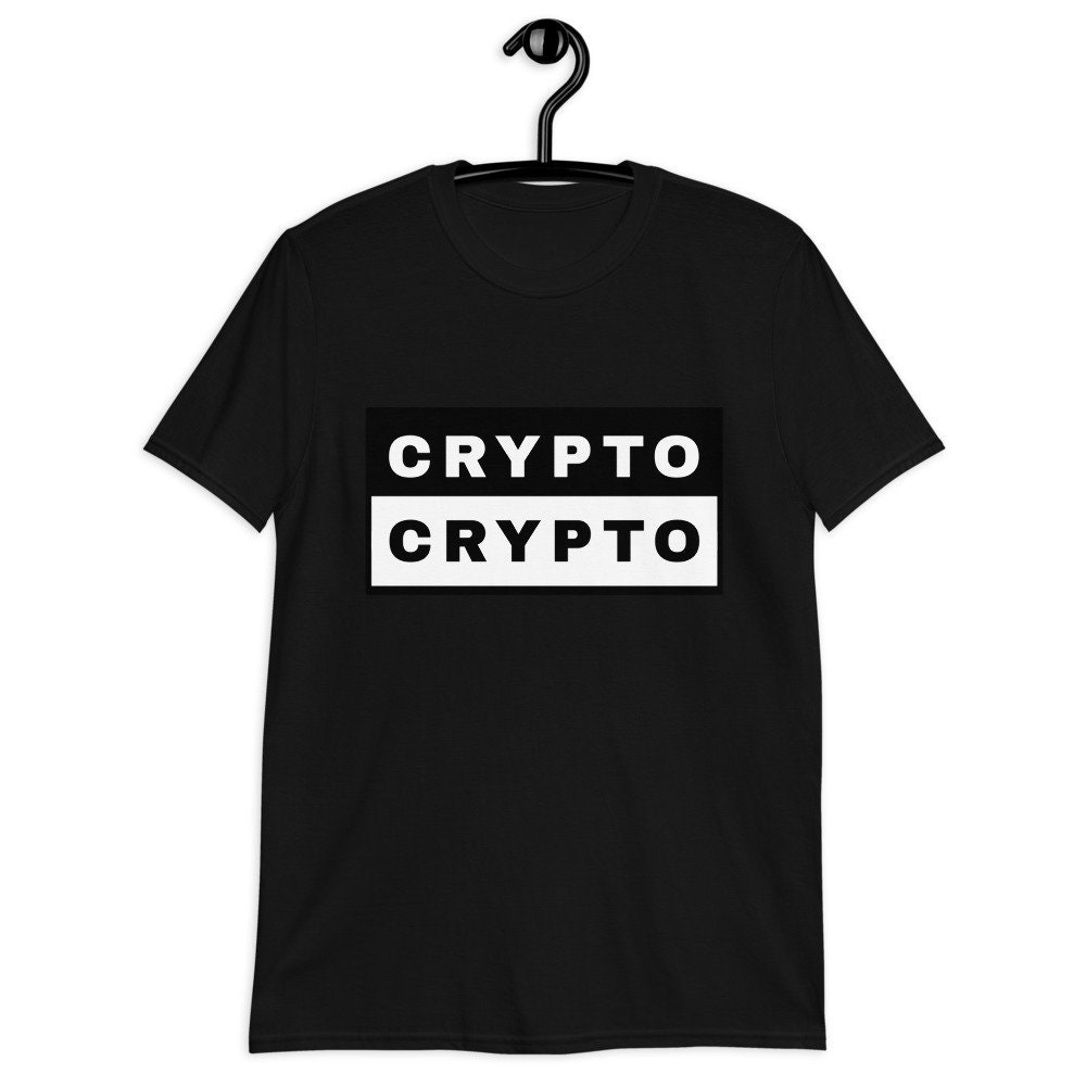 CRYPTO Monochrome Short-sleeve Unisex Cryptocurrency T-shirt - Etsy UK