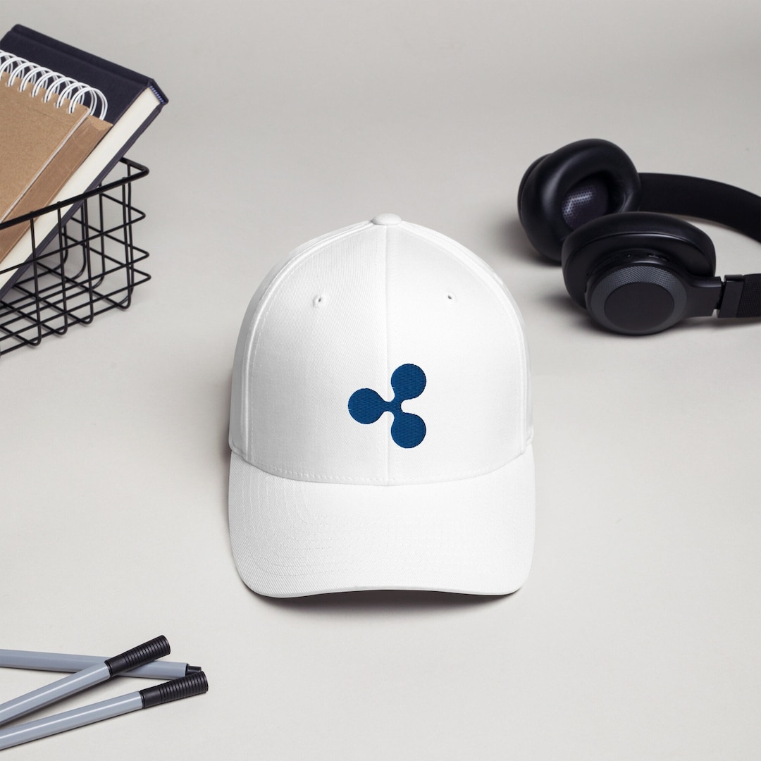 Ripple XRP Logo Front Placement Hat Flex Fit Cryptocurrency Cap - 2 ...