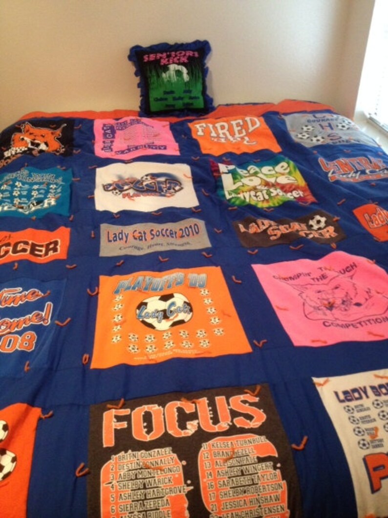 T Shirt Quilt Etsy