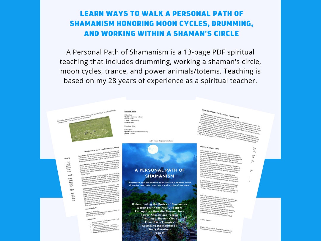 A Personal Path of Shamanism Power Animals Moon Cycles Shamanism Guide ...