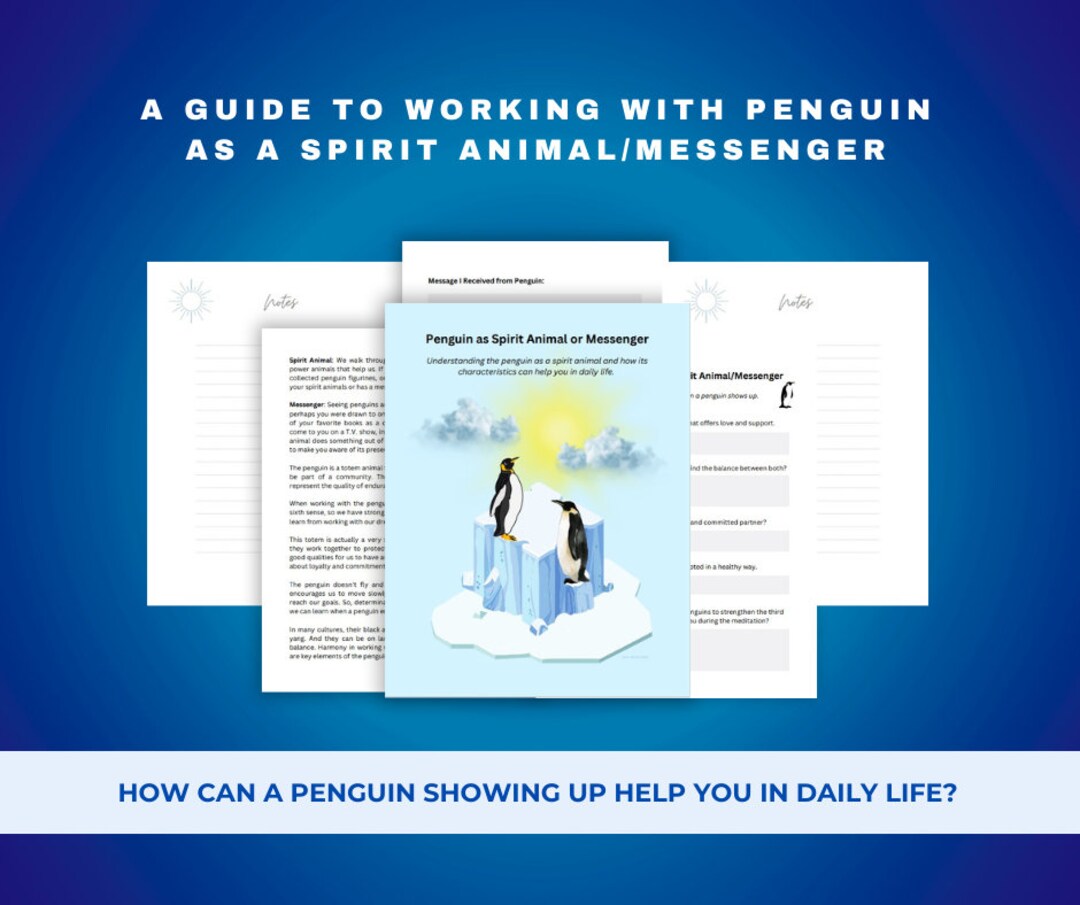 Spirit Animal Guide Penguin, Animal Totems, How to Work With Your ...