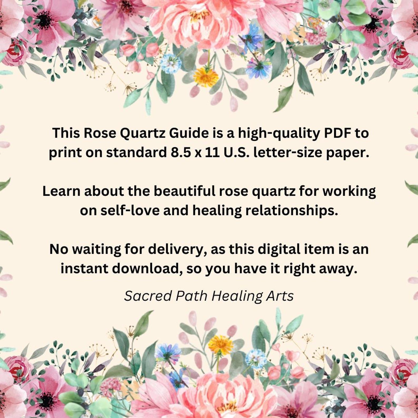 Rose Quartz Crystal Healing Guide, Heart Chakra, Self-love, Love and ...