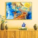 Hawk-guardians of Light, Digital Collage, Surreal Spiritual Wall Art ...