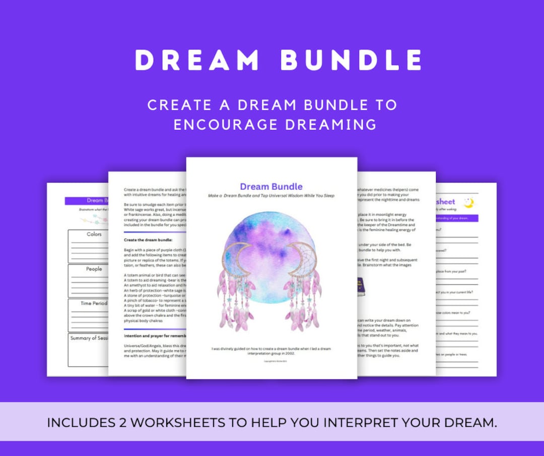 Create a Dream Bundle A Guide to Enhance Dreaming and Understand Dreams ...
