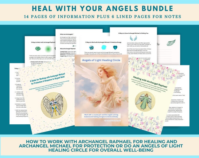 Archangel Raphael Healing Prayer Angel Poem Healing Poem Digital File ...