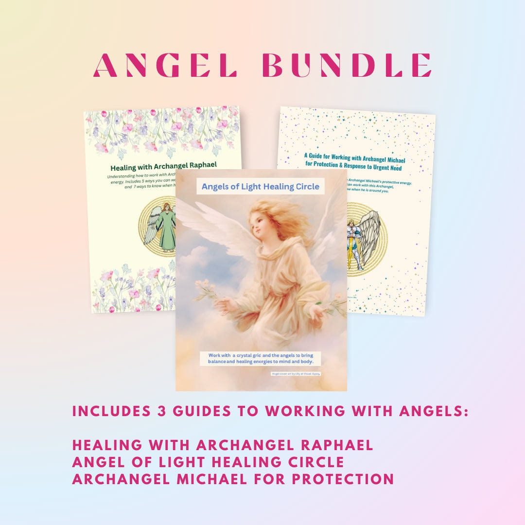 Angel Bundle Archangel Raphael Angels of Light Healing, Archangel ...