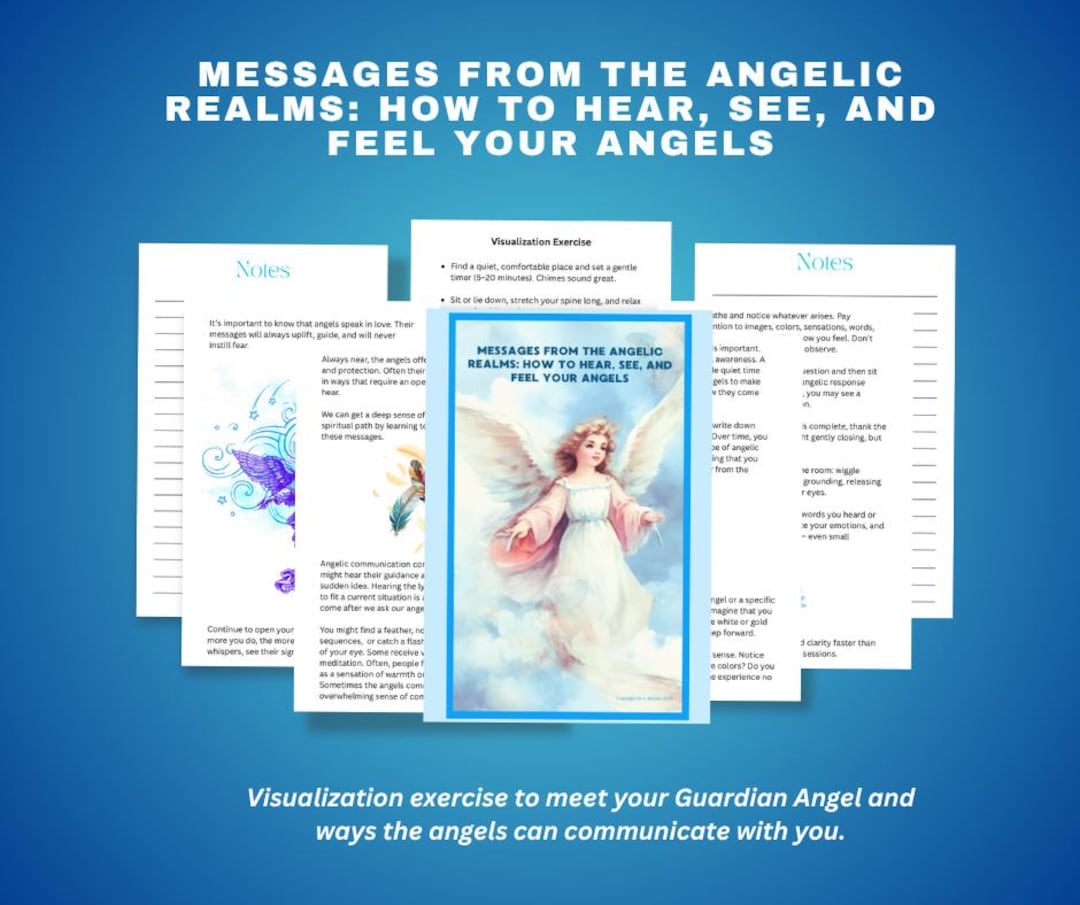 Angel Communication Guide: How to Hear, See & Feel Your Angels ...
