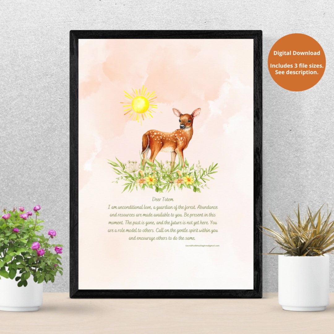 Spirit Animal Deer Totem, Animal Totems, Deer Totem Animal, Deer Totem ...