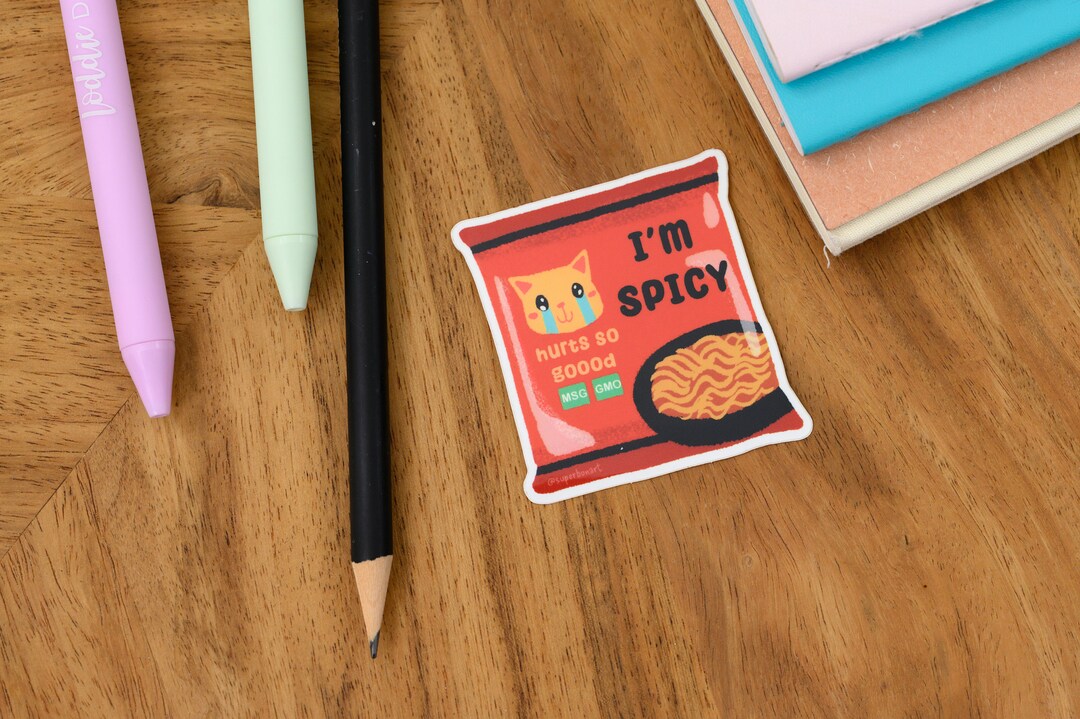 I'm Spicy- Vinyl Sticker - Etsy