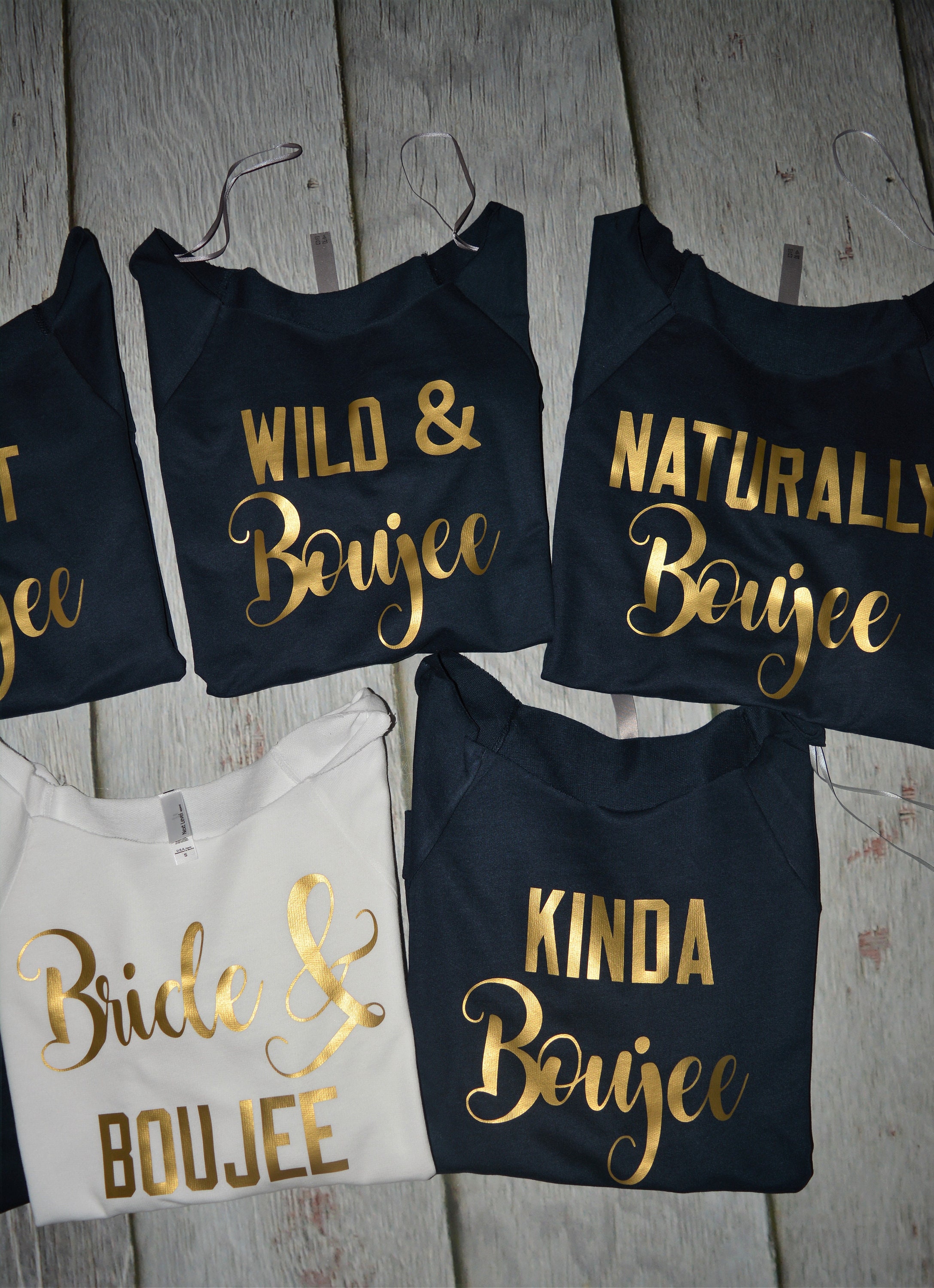 Bride and Boujee Shirt Custom Bachelorette Party Shirts Pop | Etsy