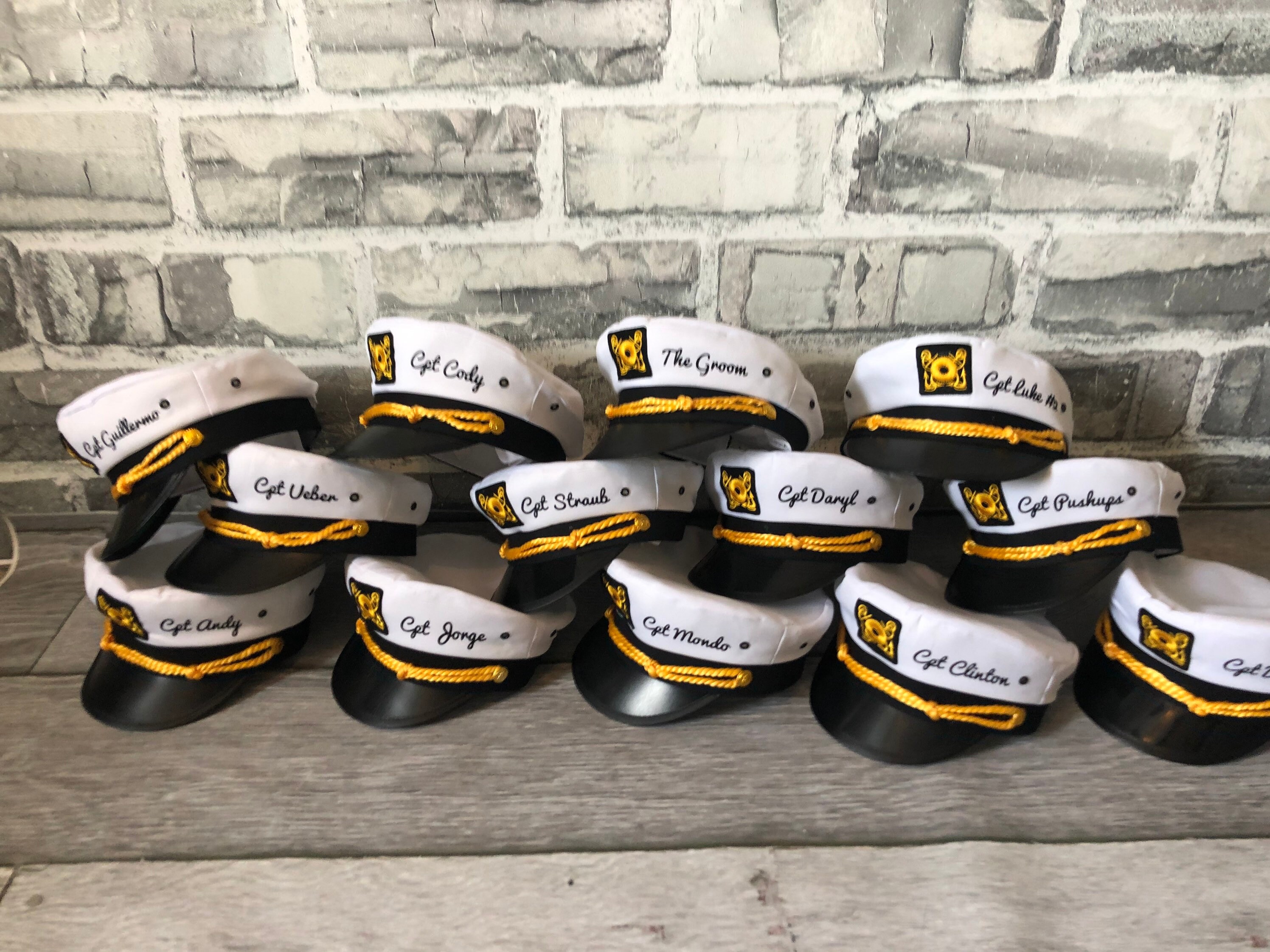 Nautical Captain's Hat Gift for Bachelor Party Captain - Etsy