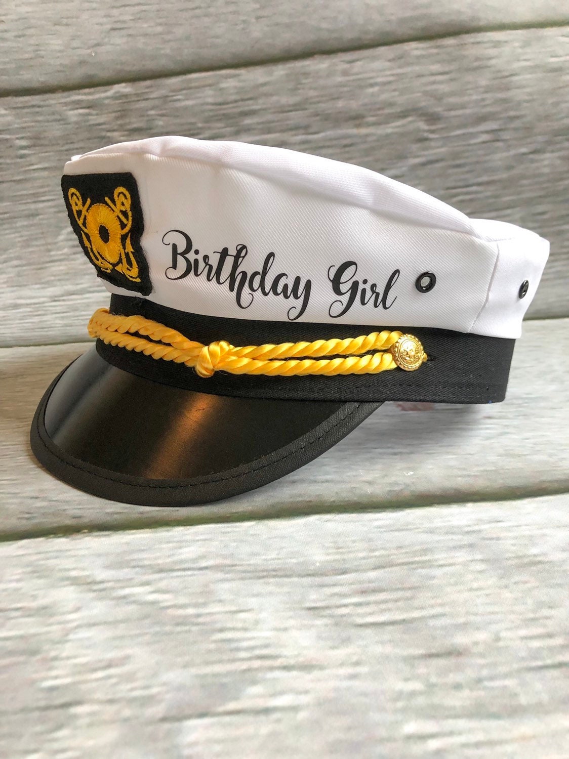 Veil Nautical Captains Hat Birthday Girl Captain Hat | Etsy