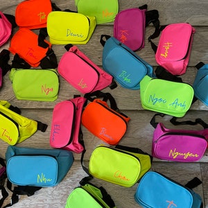 Bachelorette Party Neon Fanny Pack, Girls Weekend Fanny Pack ...