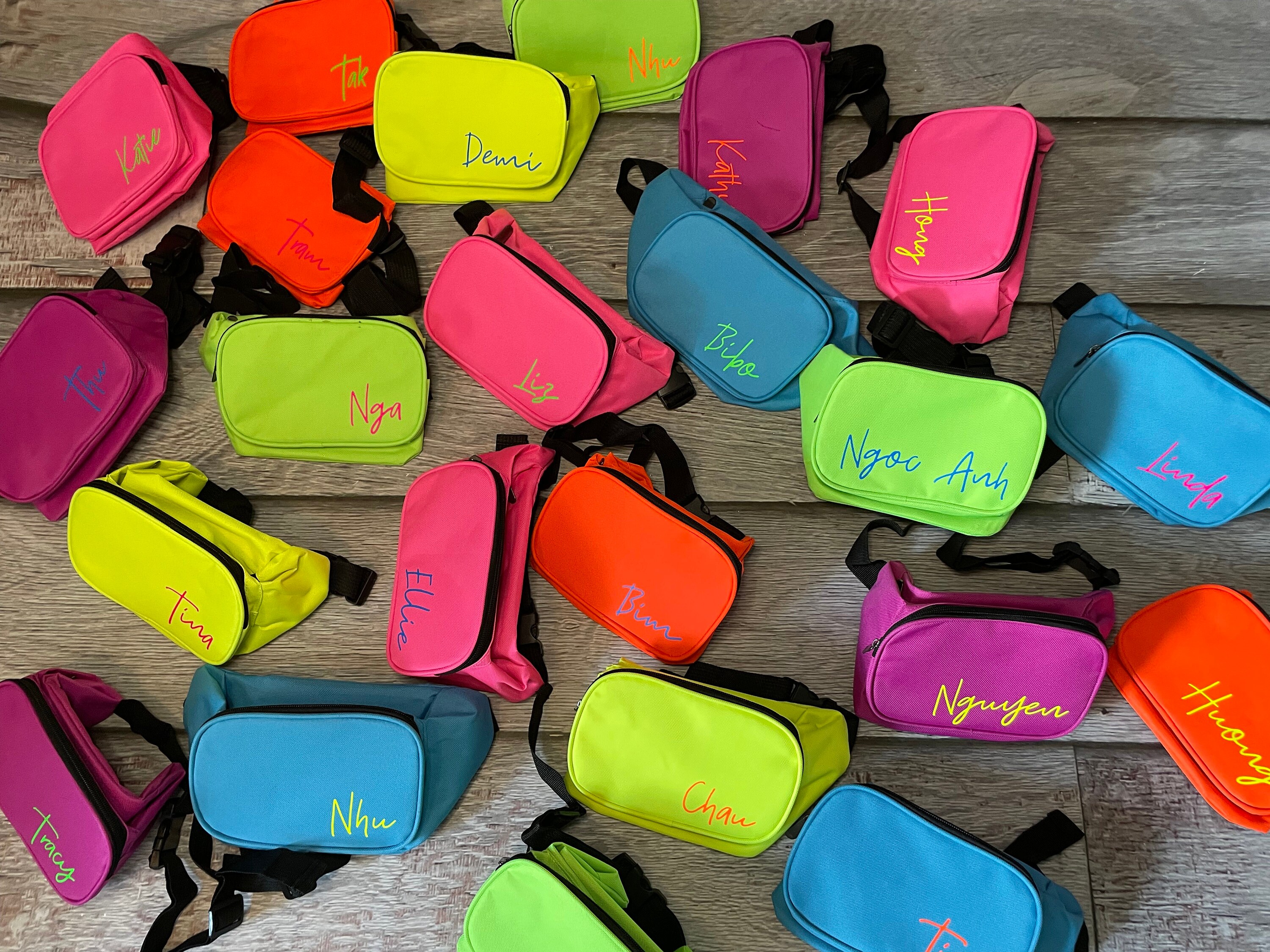 Bachelorette Party Neon Fanny Pack, Girls Weekend Fanny Pack ...