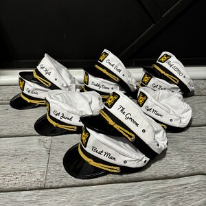 Nautical Captain's Hat, Gift for Bachelor Party, Personalized Captain ...