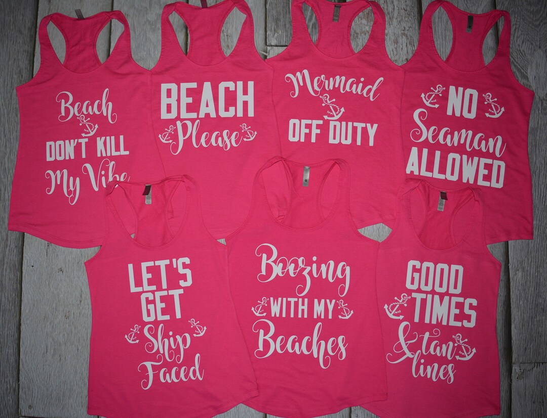 Custom Girls Weekend Tanks, Girls Cruise Tank Tops, Ladies Night, Boat ...