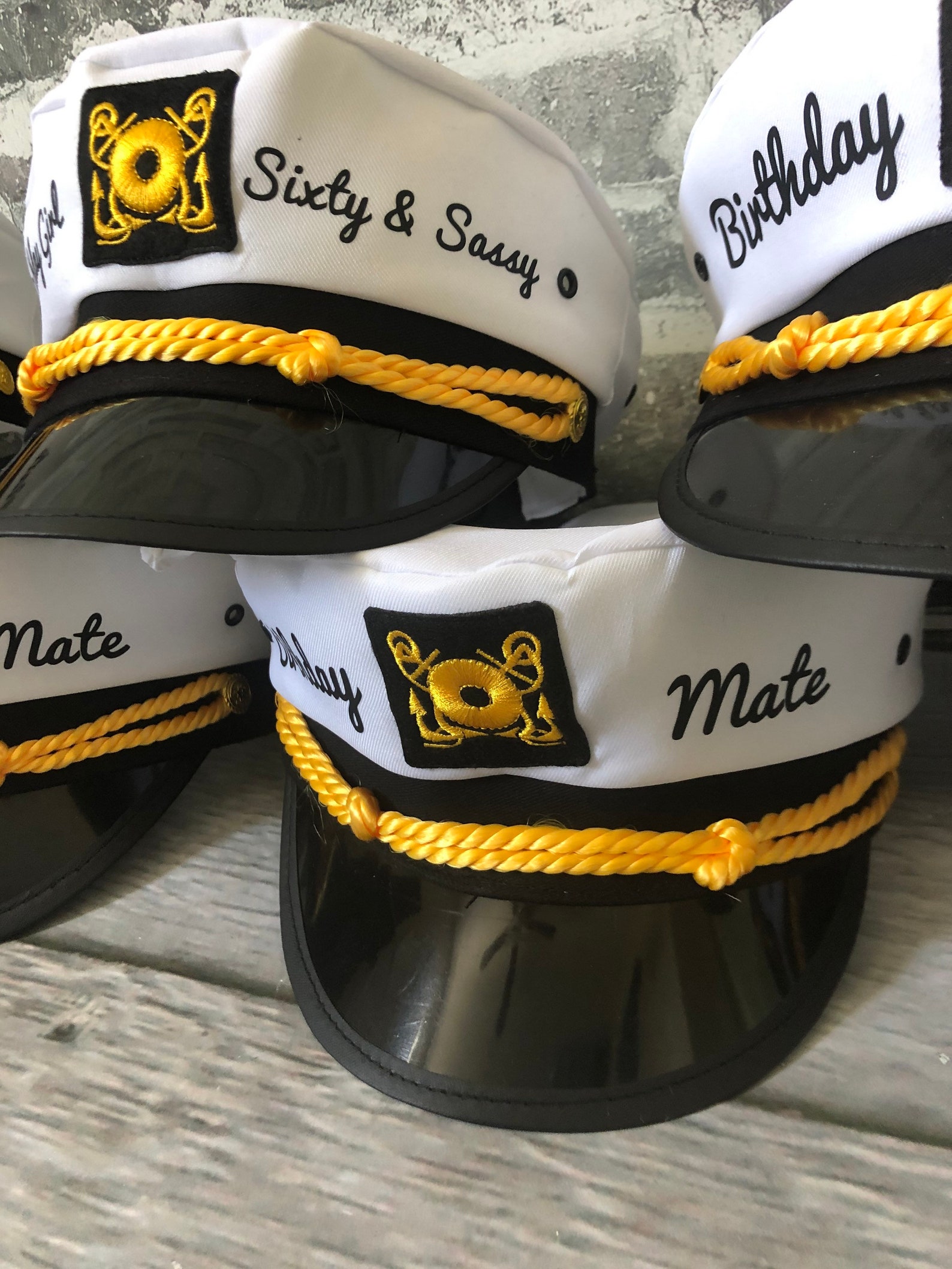 Veil Nautical Captains Hat Birthday Girl Captain Hat | Etsy