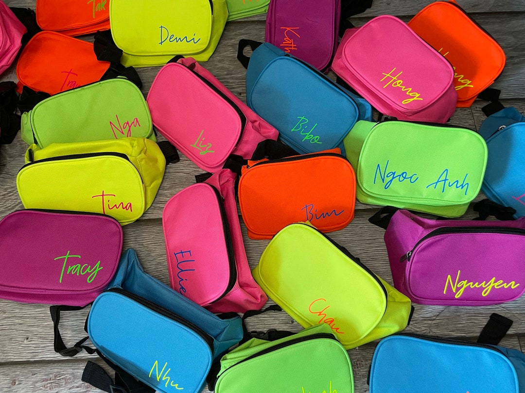 Bachelorette Party Neon Fanny Pack, Girls Weekend Fanny Pack ...