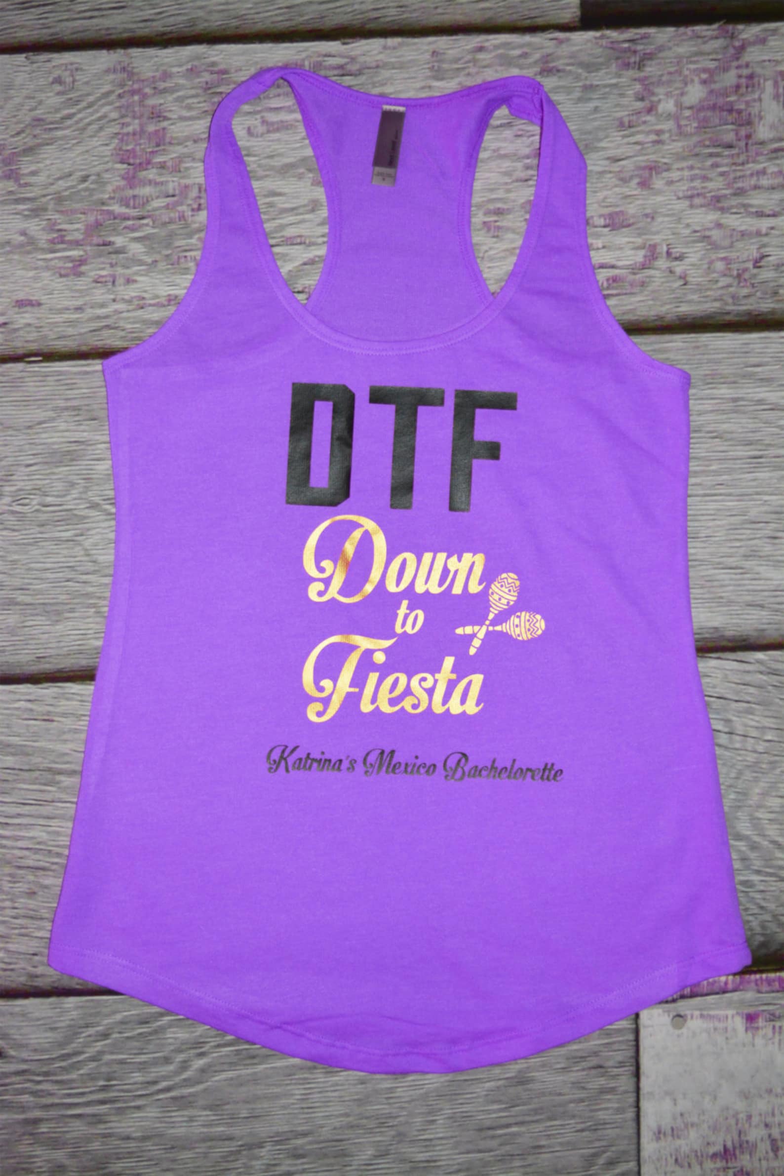 DTF Down to Fiesta Bachelorette Tanks Bridal Party Tank Top Mexican ...