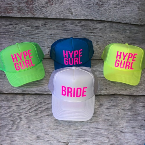 Neon Bachelorette Party Hats Beach Bachelorette Trucker Hat - Etsy