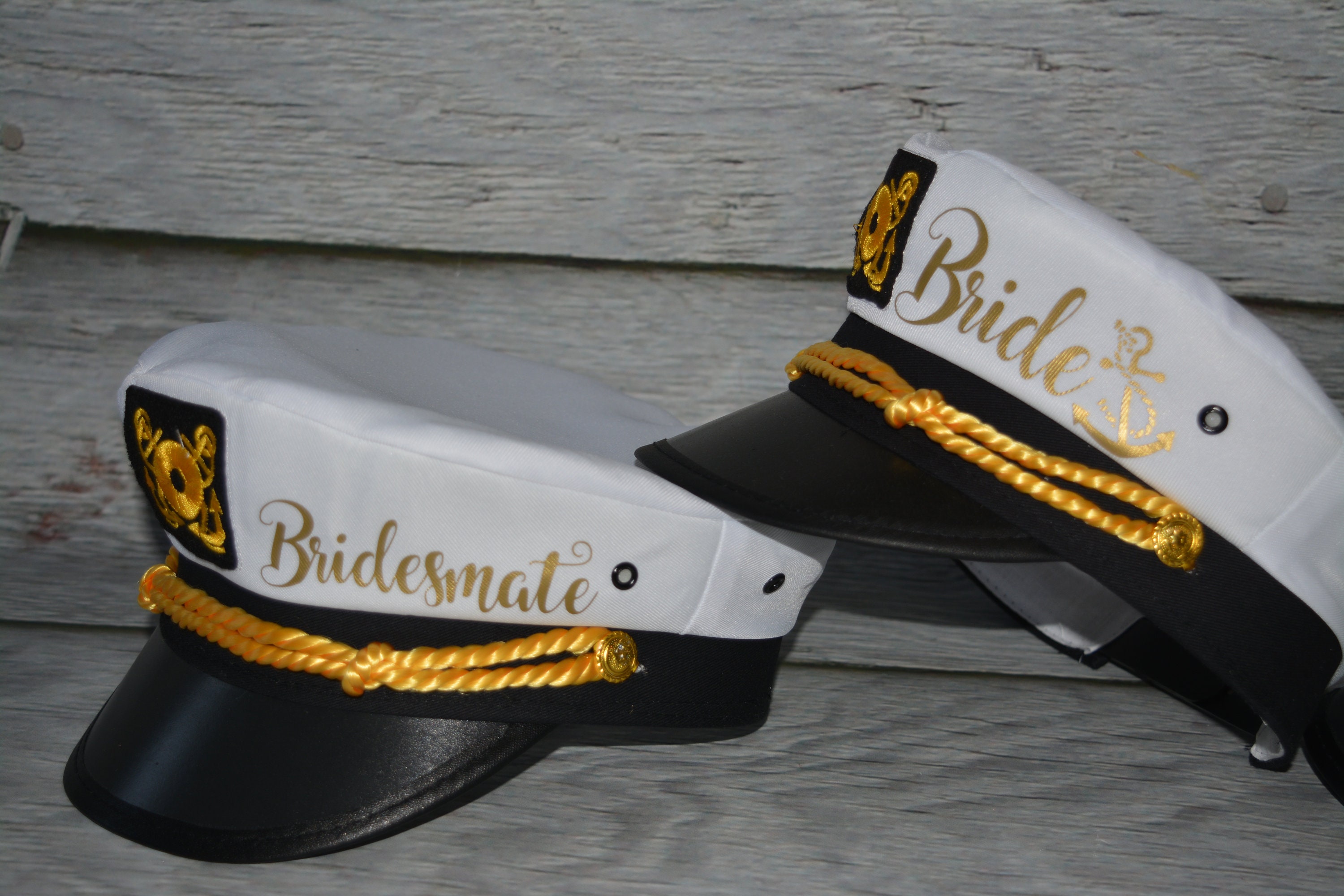 Bride captain hat with veil bride's captain hat | Etsy