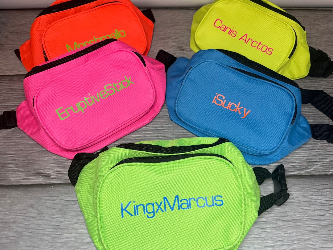 Bachelorette Party Neon Fanny Pack, Girls Weekend Fanny Pack ...
