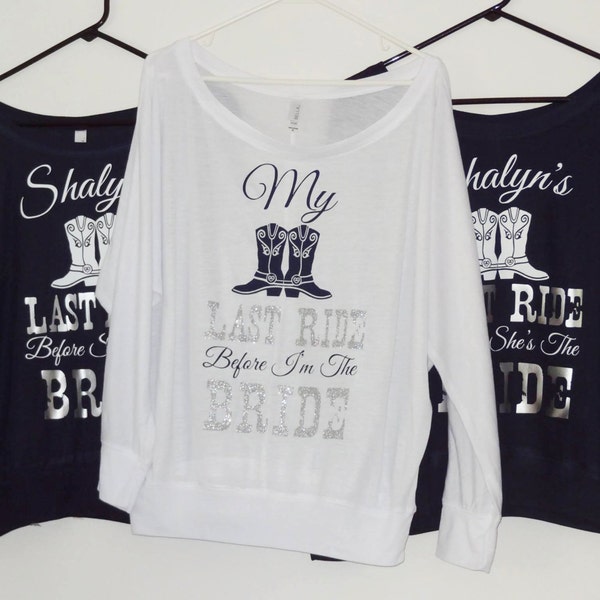 Last Ride Bachelorette Party Shirts - Etsy