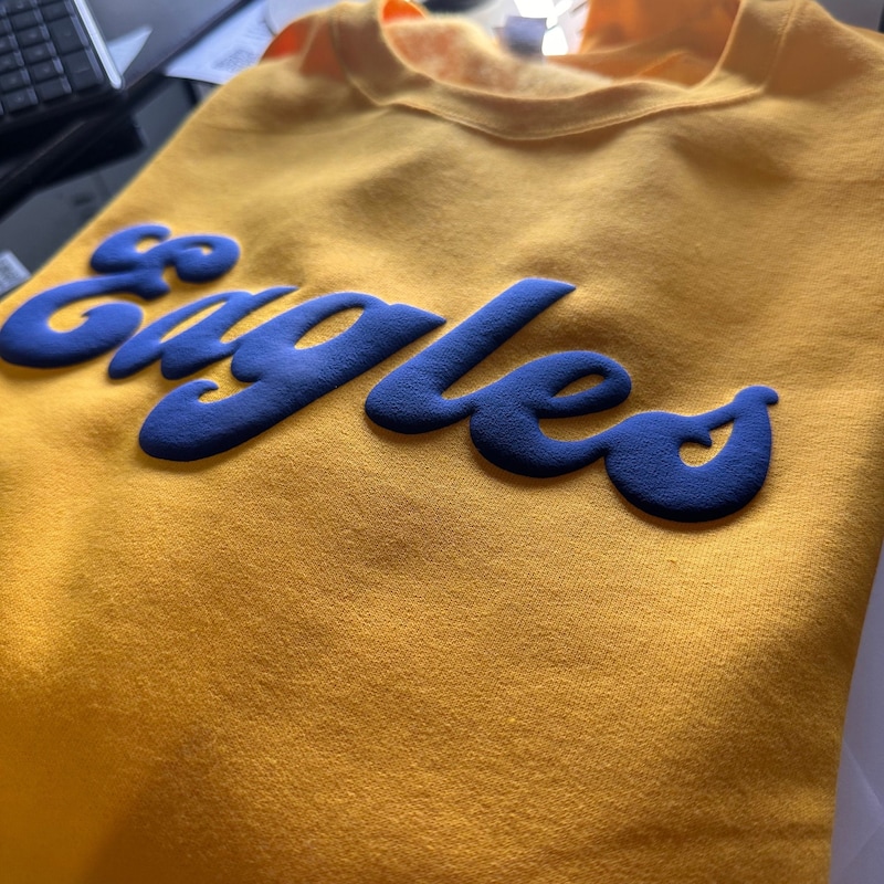 Puff Print Hoodies - Etsy