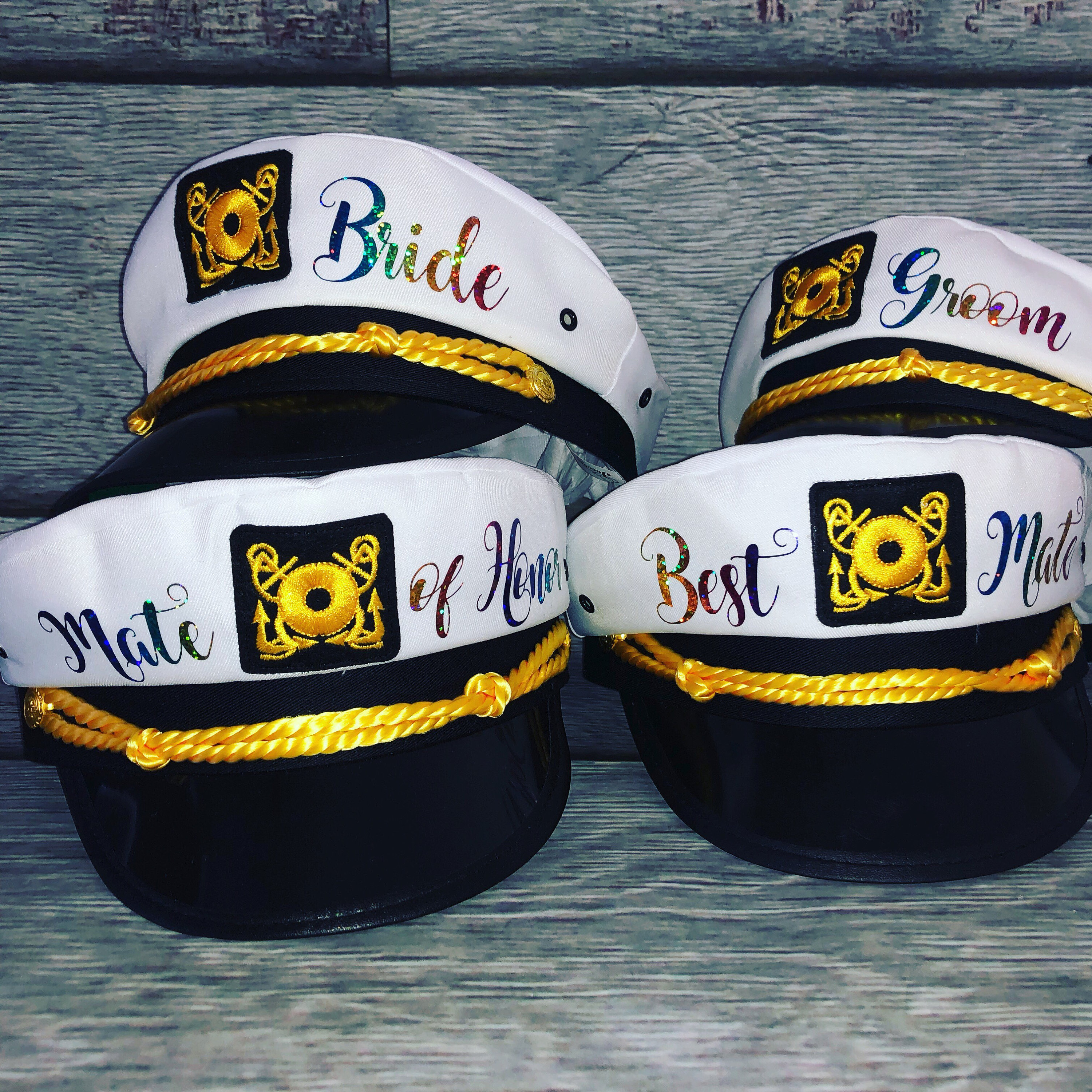 Bride captain hat with veil bride's captain hat | Etsy