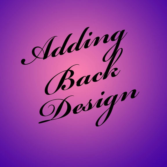 Adding Back Design to a One Sided Listing - Etsy