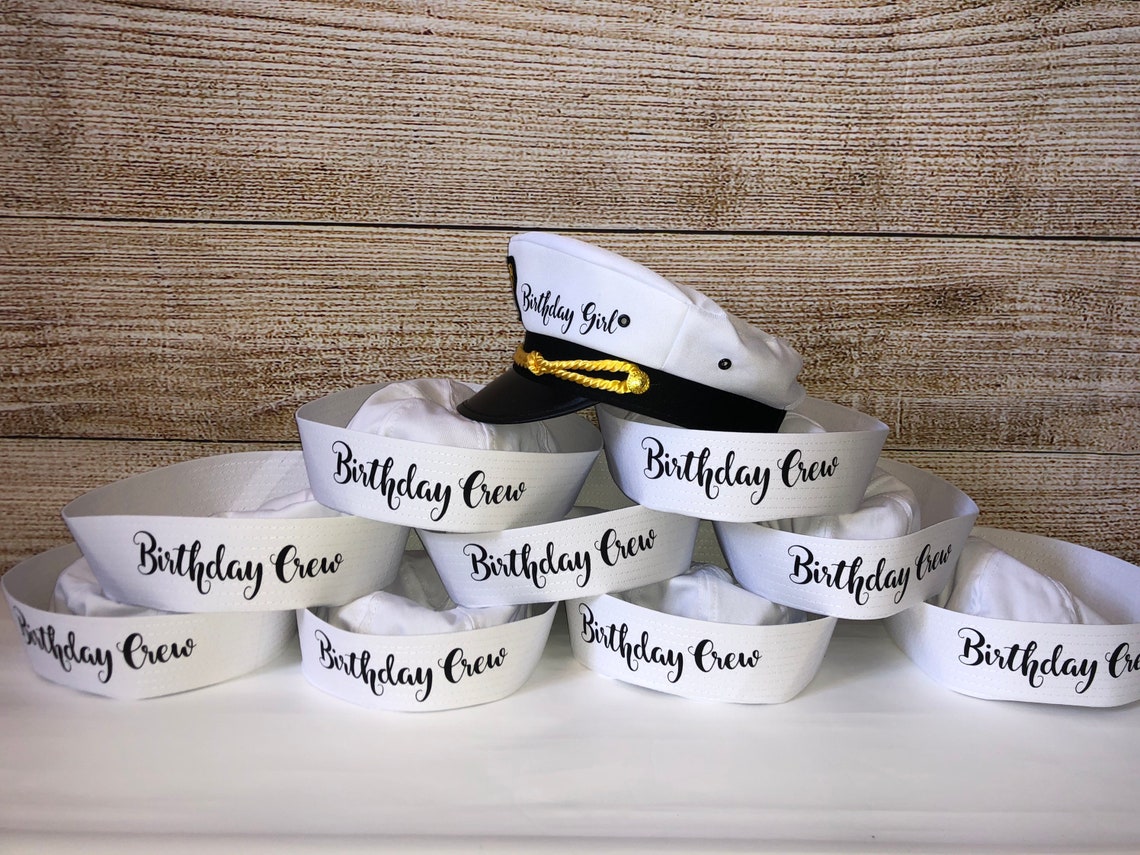 Nautical Captains Hat mens birthday captain hat birthday | Etsy