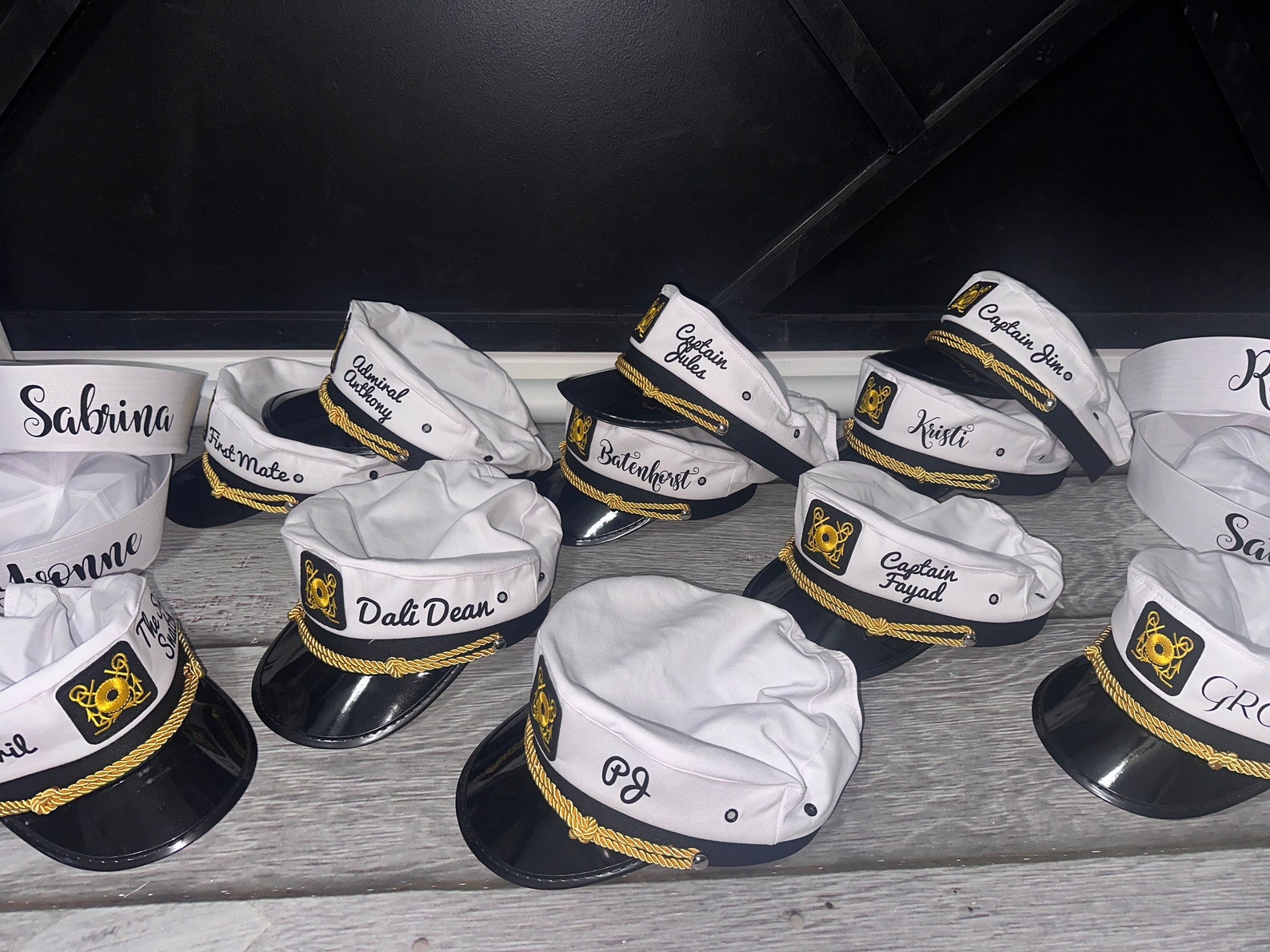 Nautical Captain's Hat, Gift for New Boat Owner, Captain Hat, Skipper ...