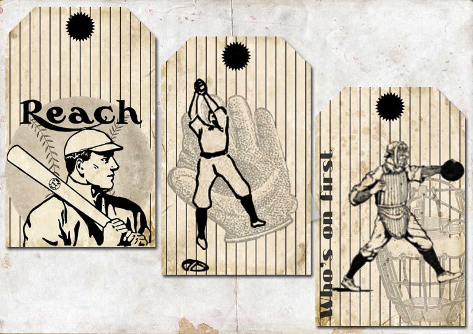 Play Ball Printable Gift Tags Baseball Gift Tags Gift Tags - Etsy