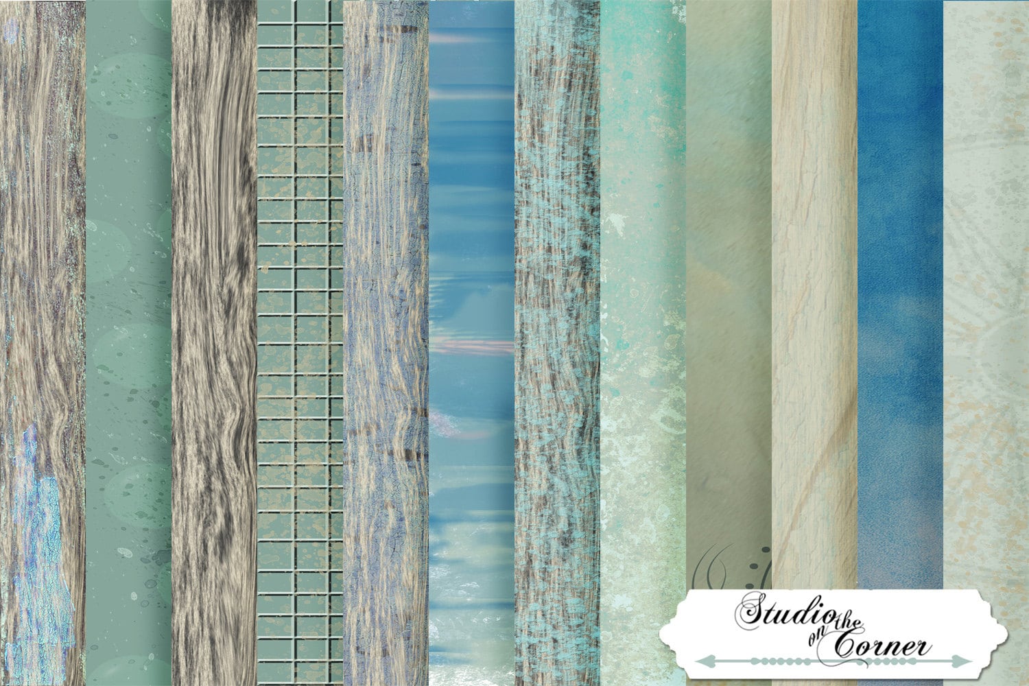 Digital Scrapbook Paper, Digital Paper, Beach Digital Paper, Cape Cod ...