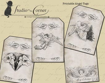 Printable Angel Tags - Etsy