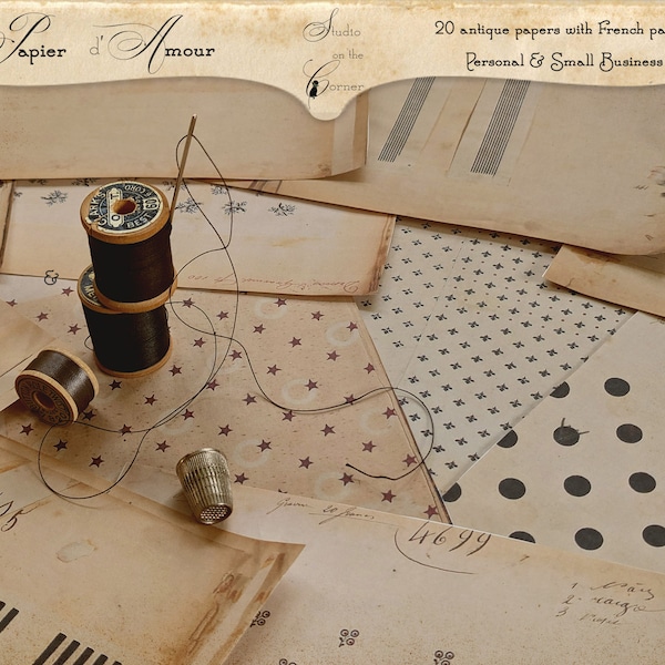 French Ephemera - Etsy