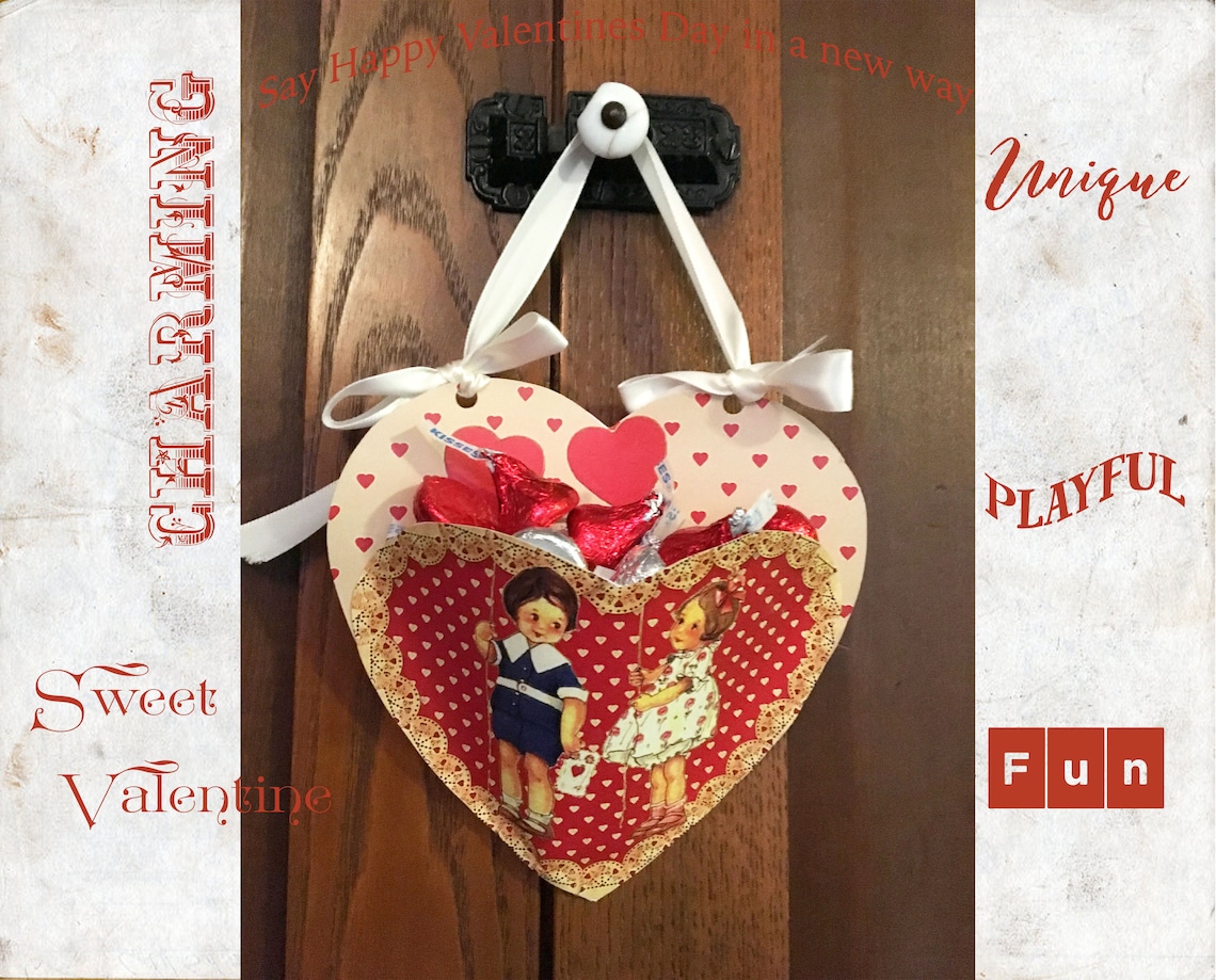Printable Valentine Pockets Vintage-inspired Valentine - Etsy