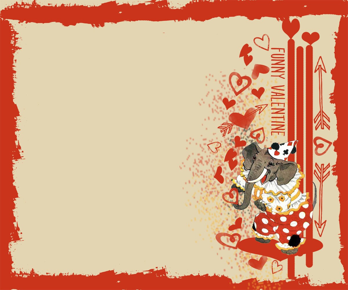 Valentine Digital Borders, Digital Scrapbook Borders, Vintage Valentine ...