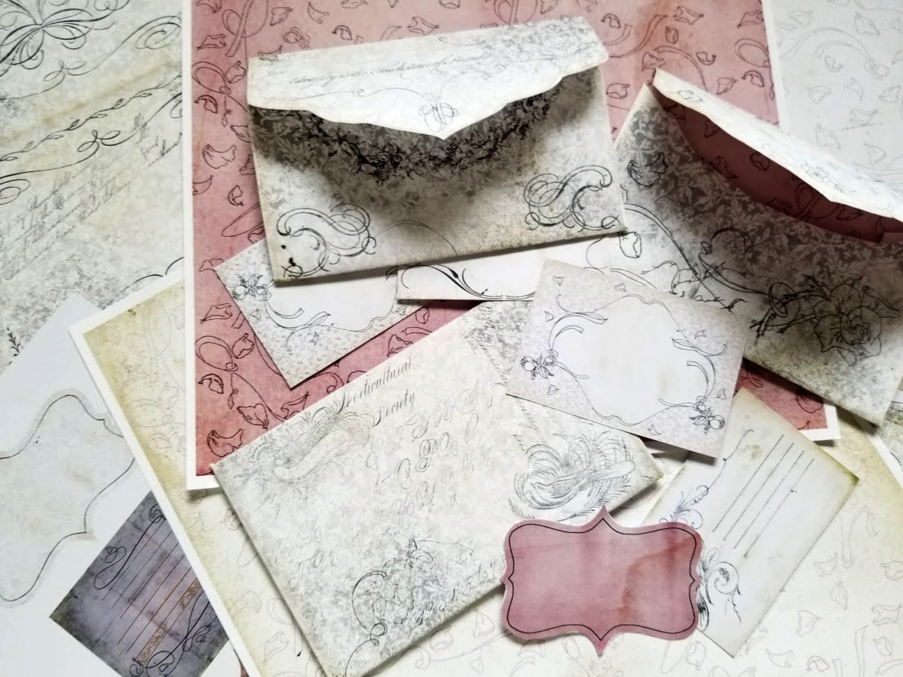 Envelope Kit Journal Envelopes Printable Envelope DIGITAL | Etsy