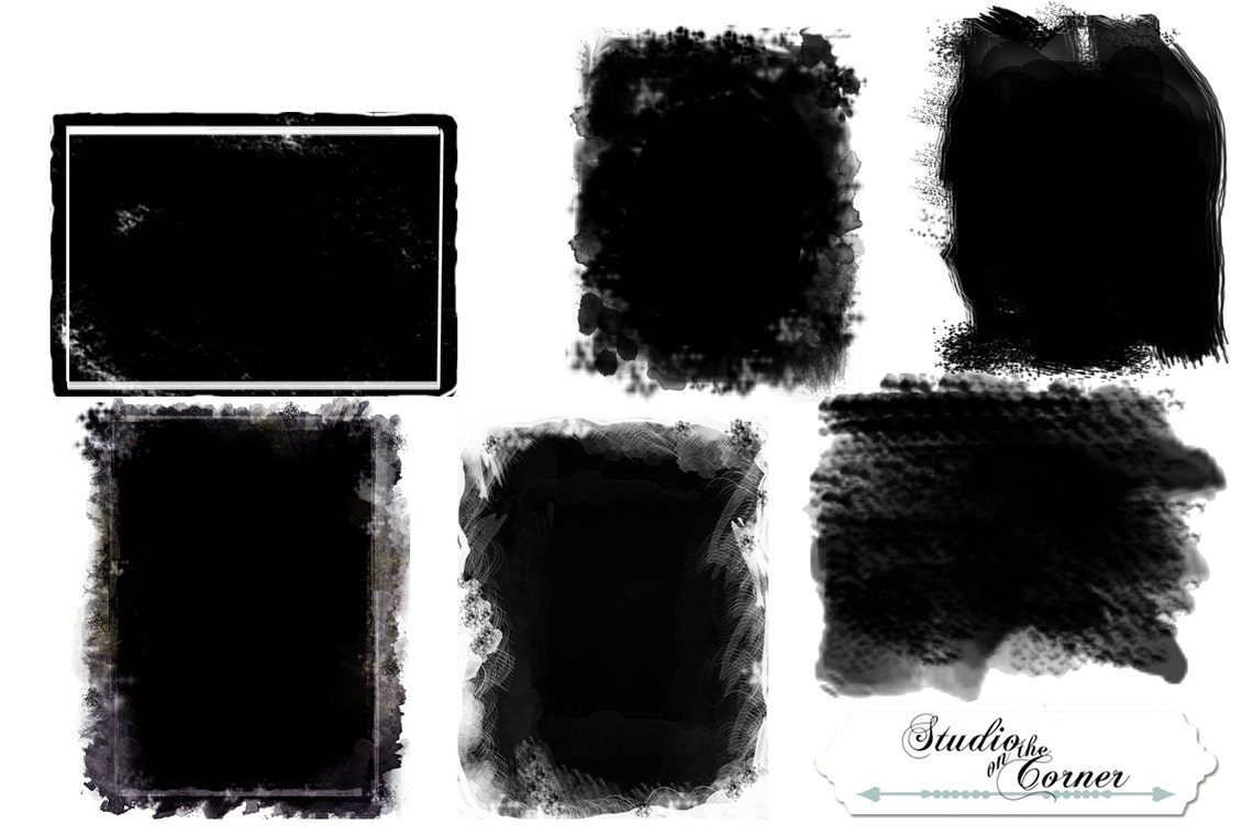 Six Rectangle Photo Masks, Clipping Masks, Photo Clipping Masks ...