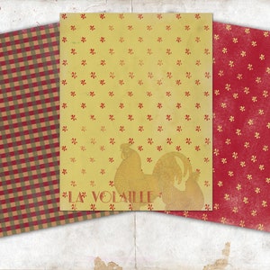 French Country Paper Pack, Digital Paper Pack, DIGITAL DOWNLOAD ...