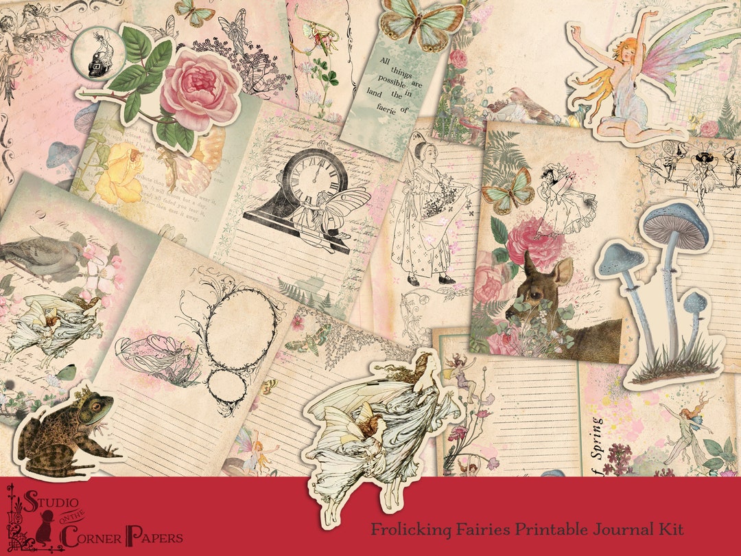 Digital Fairy Journal Kit Themed Journal Kit DIGITAL - Etsy