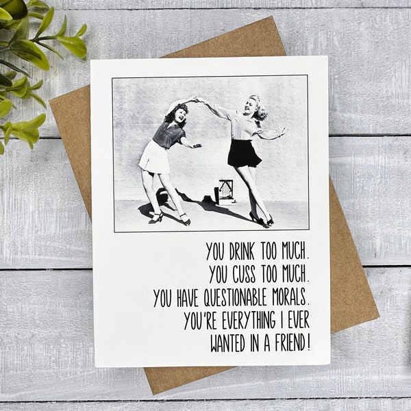 Friendaversary Card - Etsy