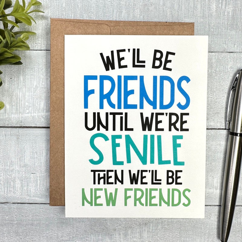 Friendaversary Card - Etsy