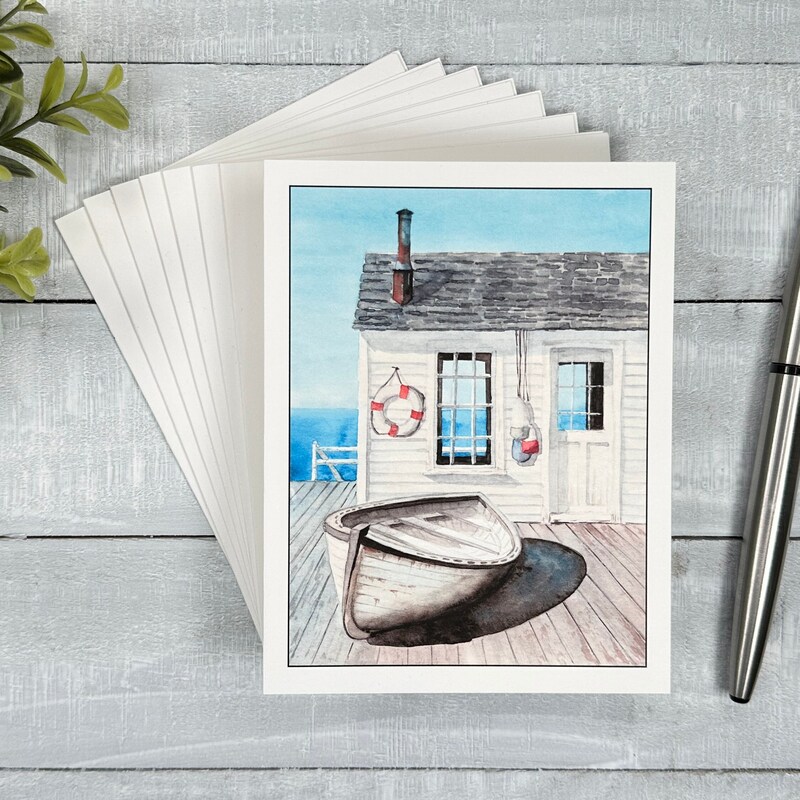 Nautical Note Cards - Etsy