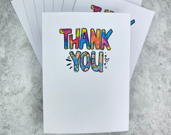 Colorful Thank You | Etsy