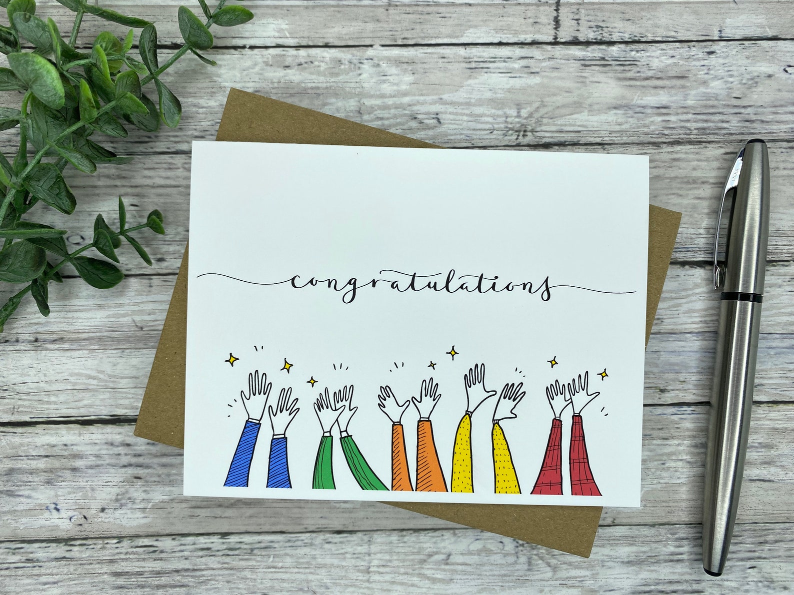 Congratulations Card Blank or Your Personalized Message - Etsy