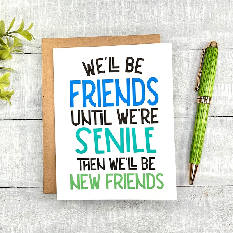 Funny Friend Card - Etsy