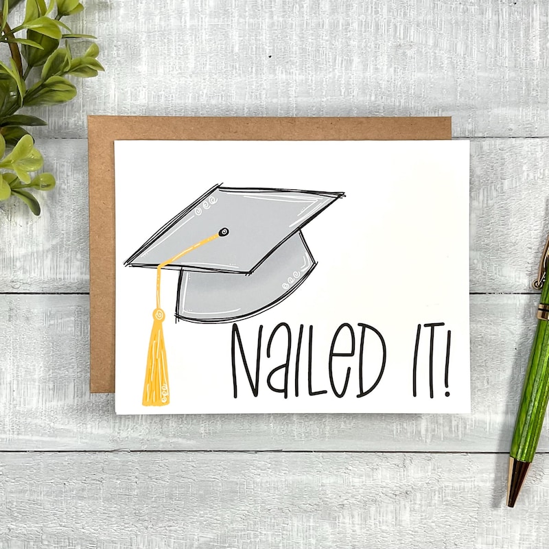Nail School Graduation Card - Etsy