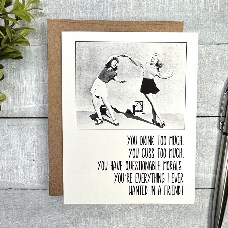 Friendaversary Card - Etsy
